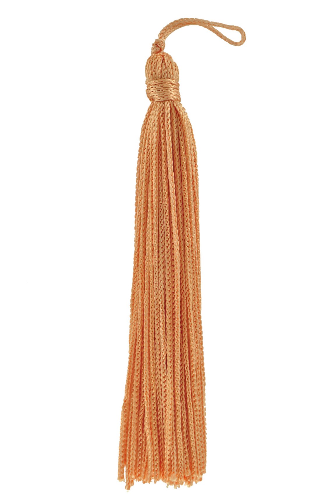 Set of 10 Peach Chainette Tassel, 4 Inch Long With 1 Inch Loop, Basic ...