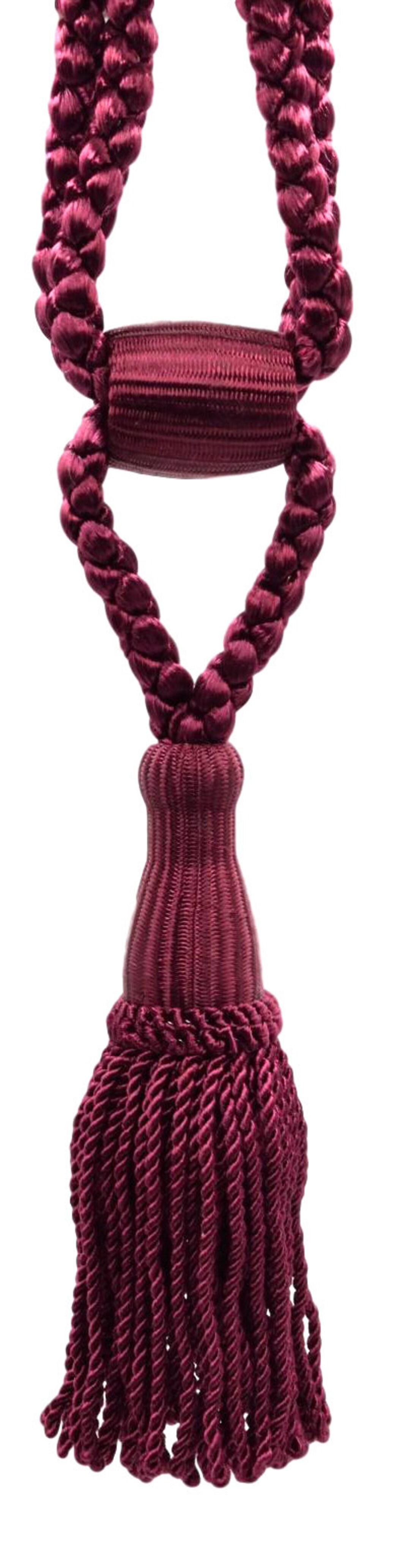 DÉCOPRO Curtain & Drapery Tassel Tieback, Adjustable Cord Length ...