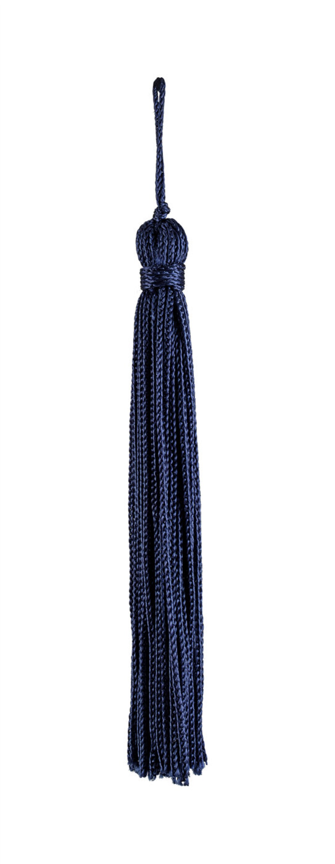 Set of 10 Navy Blue Chainette Tassel, 4 Inch Long With 1 Inch Loop ...