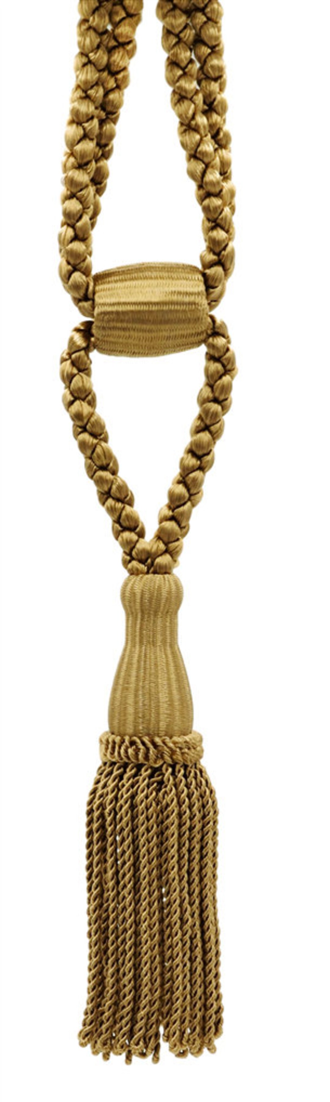 DÉCOPRO Curtain & Drapery Tassel Tieback, Adjustable Cord Length ...