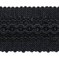 3.5" Sandoval Tape Trim Soft Black - Etsy