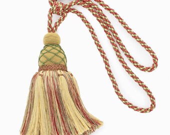 With Net and Small Tassels Overlay Tassel Tiebacks 9 - Etsy