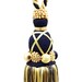 Set of 2 Elegant / Dark Sapphire Glow / Tassel Tieback / 11 Inch Tassel ...