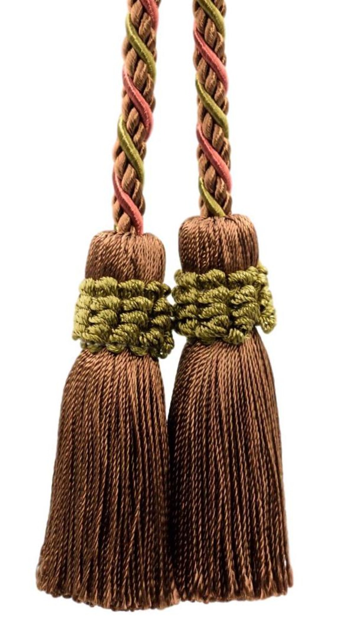 DÉCOPRO Double Tassel Curtain and Drapery Tieback / Holdback, 2" (5cm ...