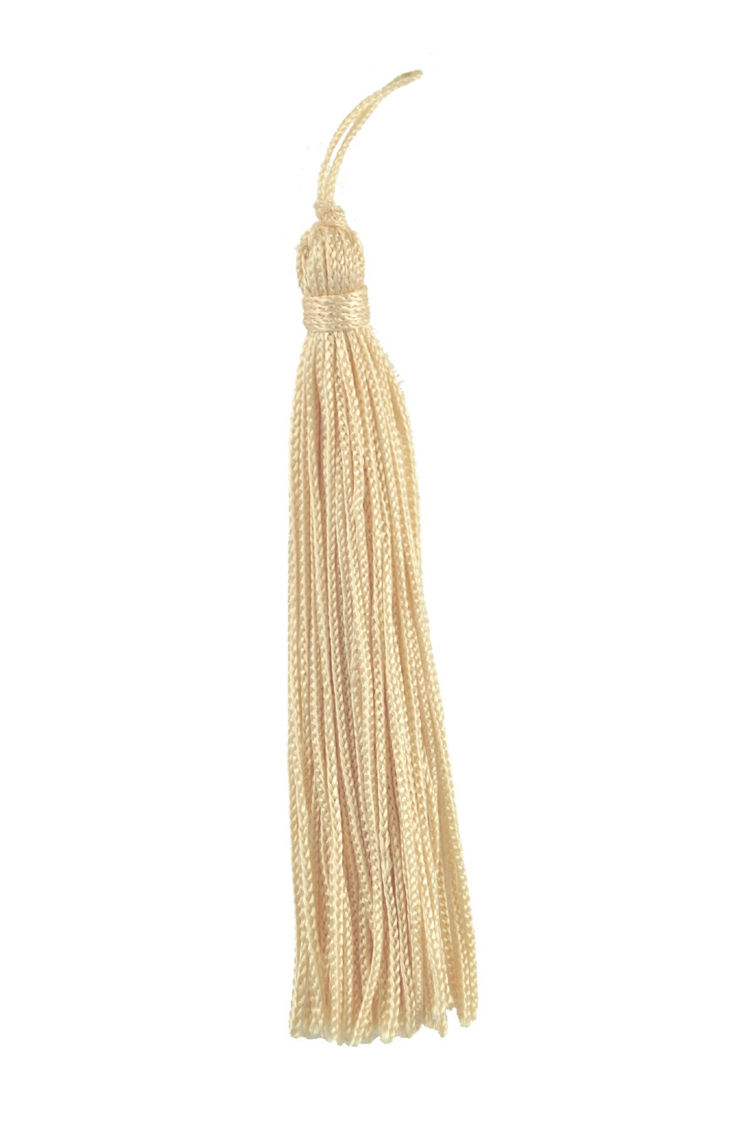 Set of 10 Ivory Chainette Tassel, 4 Inch Long With 1 Inch Loop, Basic ...