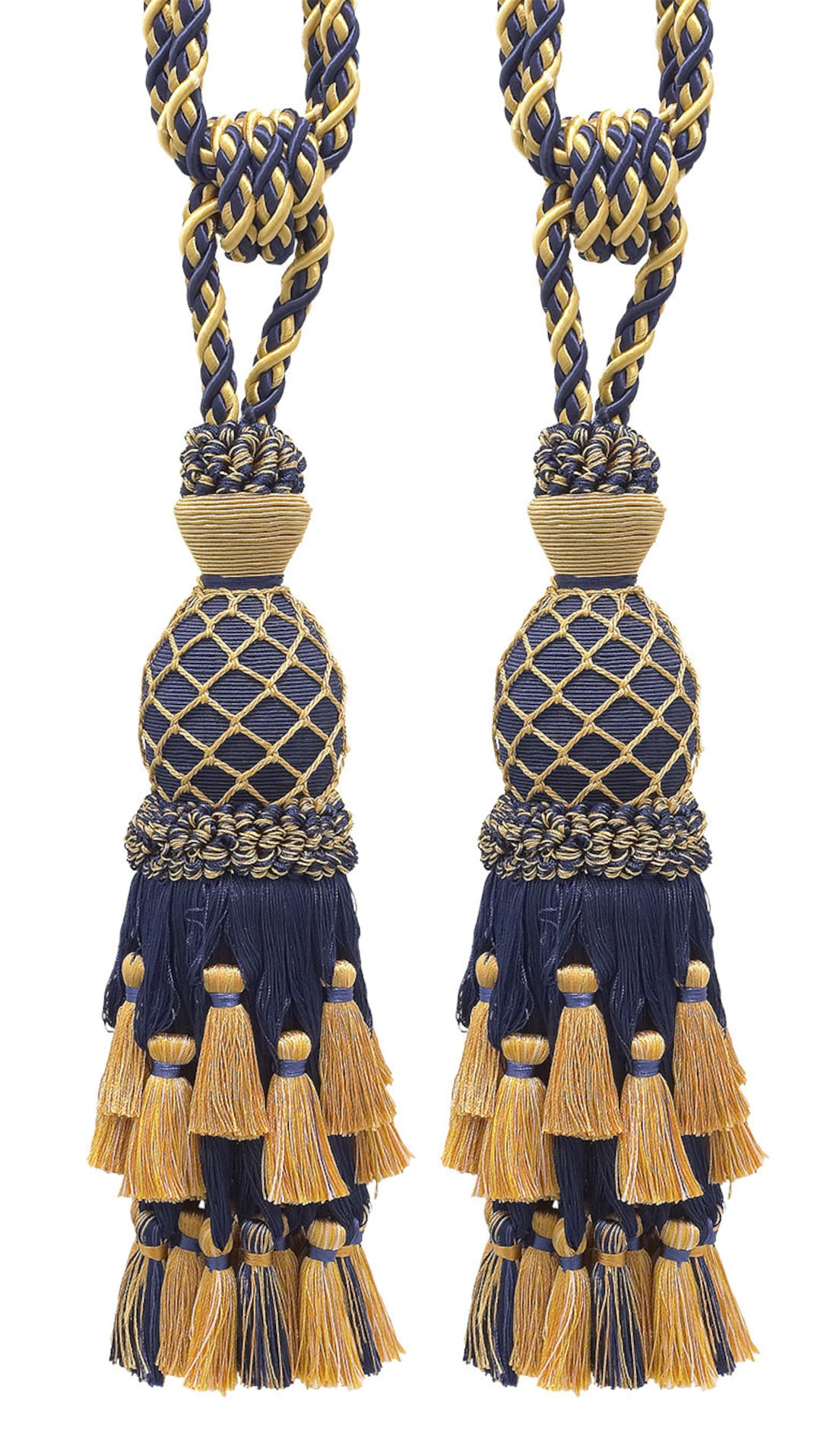 DÉCOPRO Curtain Tassel Tieback, Tassel Length 11" (27.5cm), Spread 34 ...