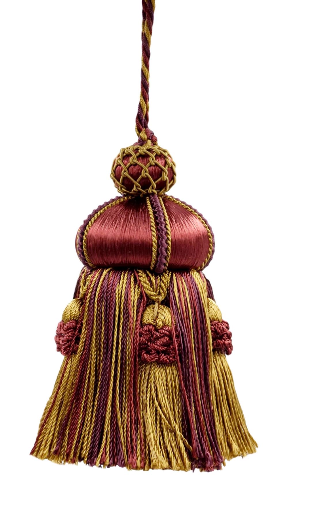 DÉCOPRO 4" Accented With Crown Tassels # KTAX4, Royal Amethyst Purple # ...