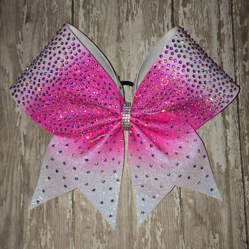 Hot Pink Cheer Bow - Etsy