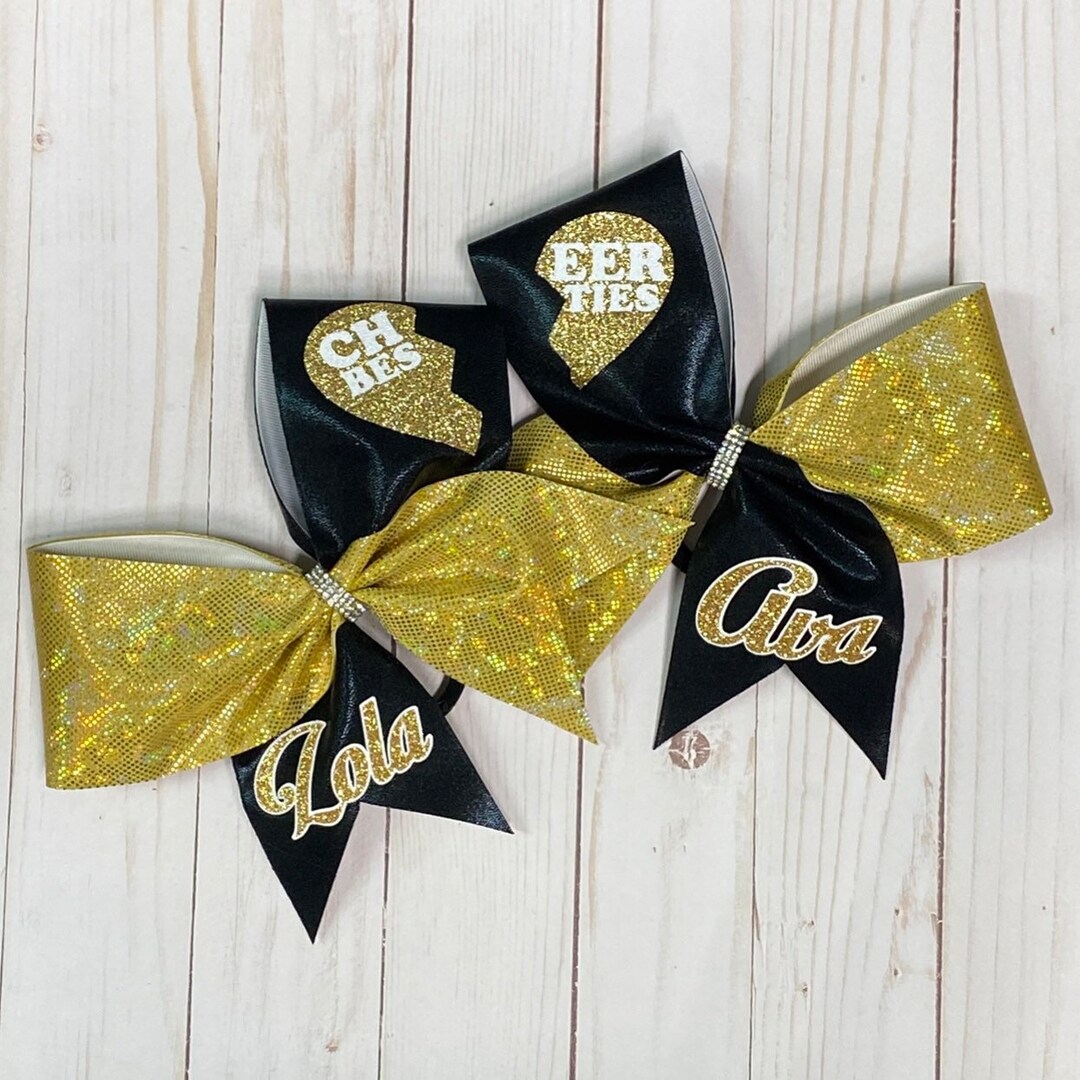 Best Friends Bows, Cheer Bows, Cheerleading, Bow Set - Etsy