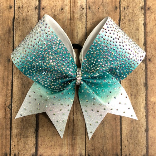 Rhinestone Cheer Bow Cheer Bows Team Bows Competition Bows - Etsy