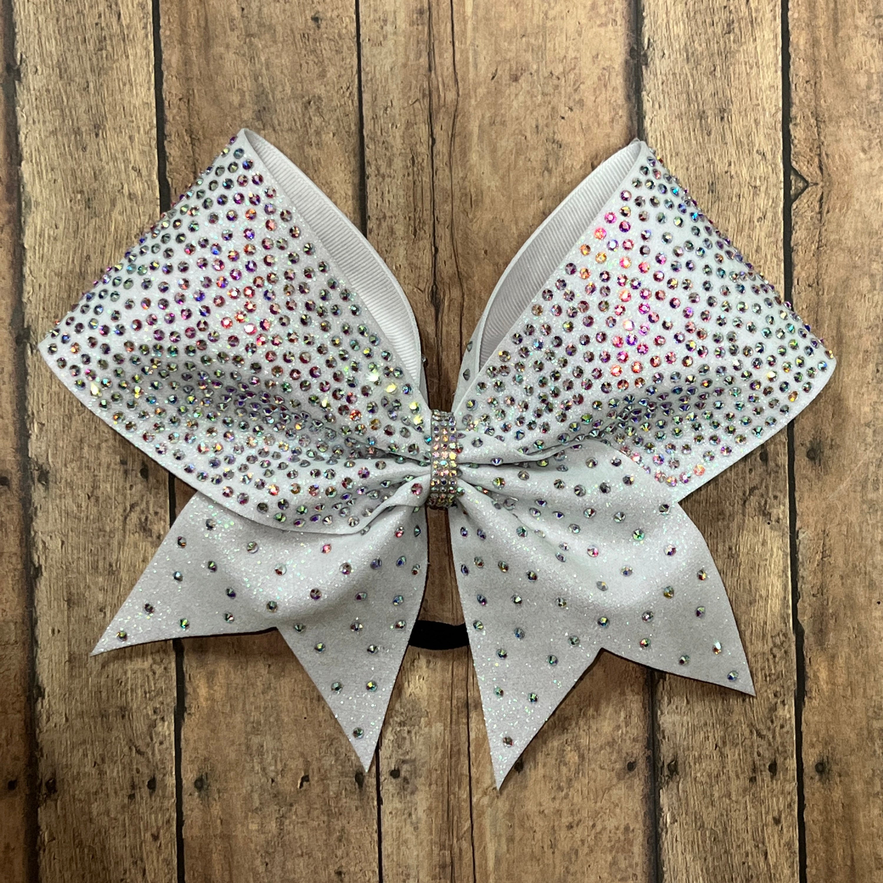 Full Rhinestone Cheer Bows