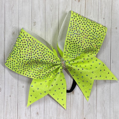 Rhinestone Cheer Bow Cheer Bows Team Bows Competition Bows - Etsy