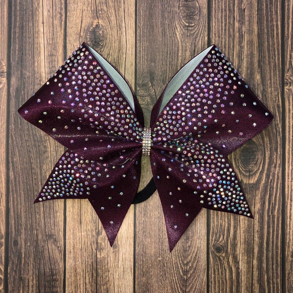 Maroon Cheer Bows - Etsy