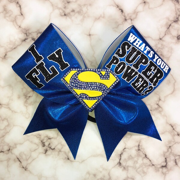 Super Hero Cheer Bow - Etsy
