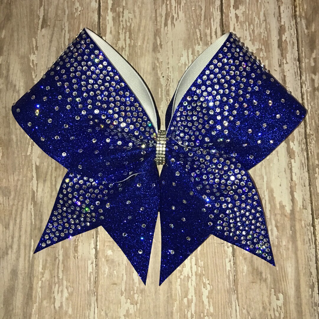 Rhinestone Cheer Bow, Cheer Bow, Competition Bows, Team Bows - Etsy