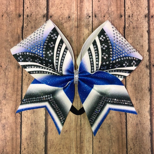 Customized Rhinestone Cheer Bow - Etsy
