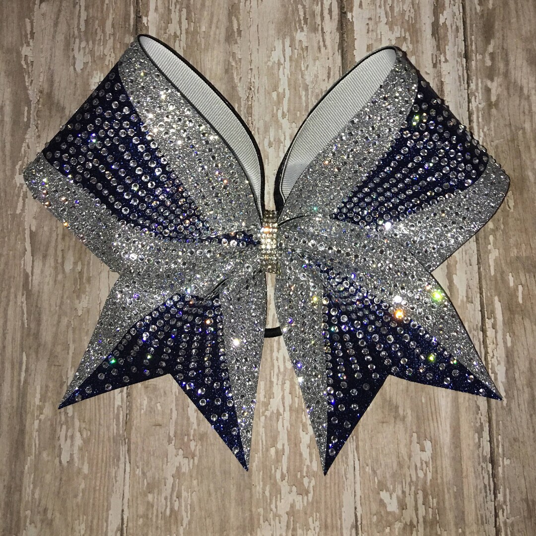 Rhinestone Cheer Bow, Cheer Bow, Competition Bows, Team Bows - Etsy