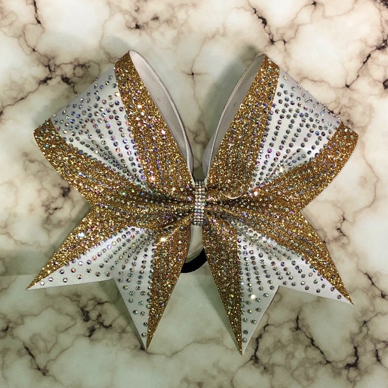 Gold Cheer Bow - Etsy