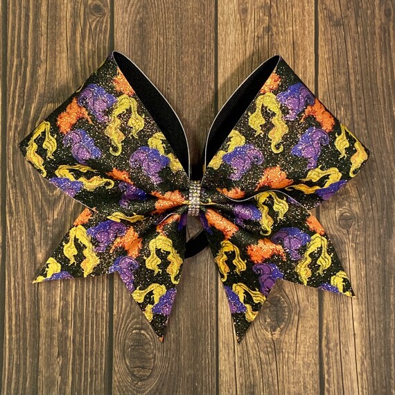 Halloween Cheer Bow Hocus Pocus Cheer Bows - Etsy