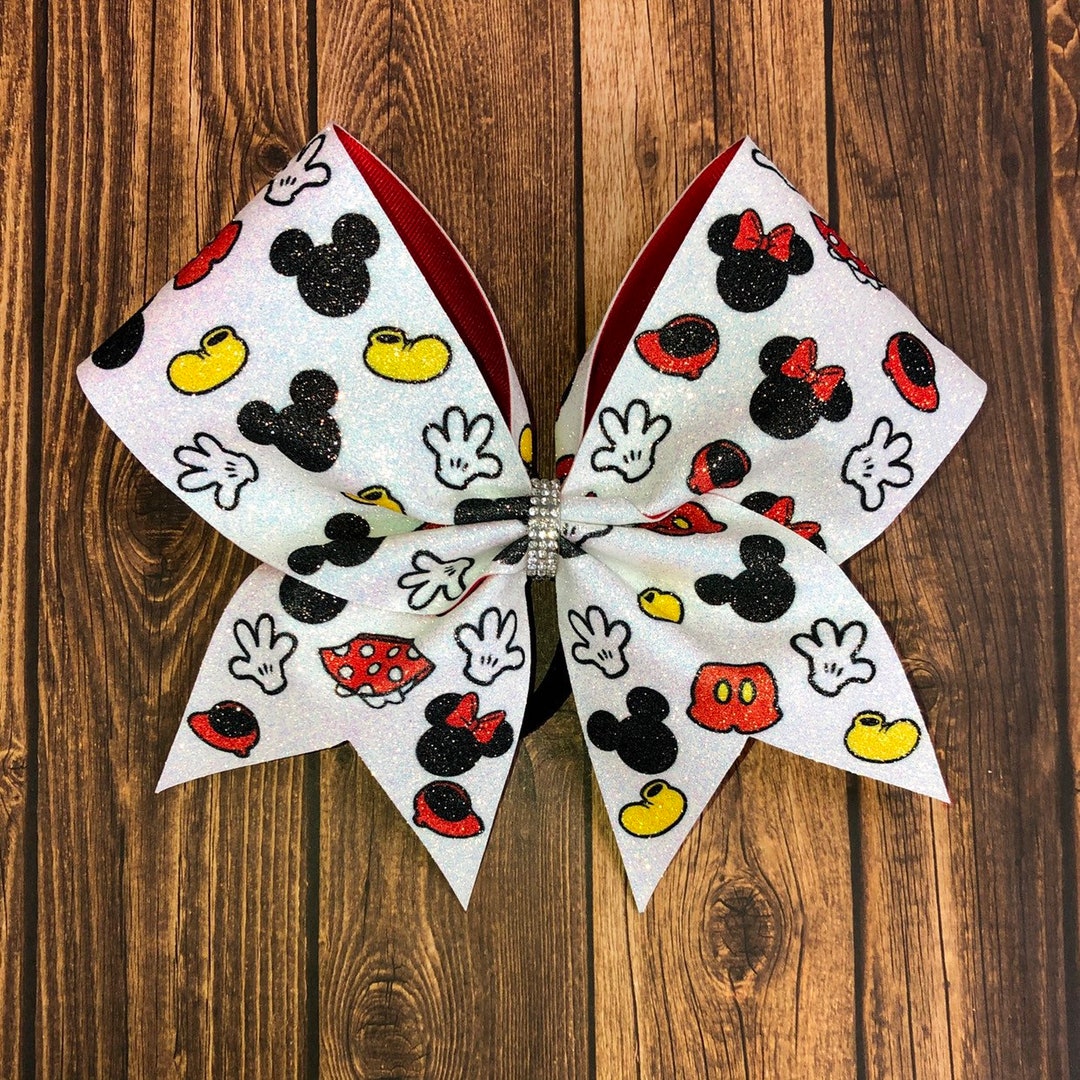 Nationals Cheer Bow, Cheer Bows, Mickey Cheer Bow, Cheer Bow - Etsy