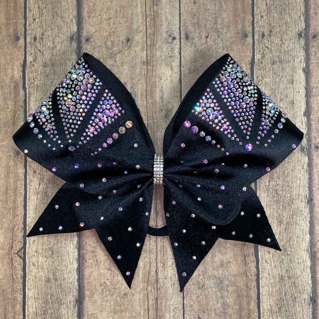 Rhinestone Cheer Bow Competition Bows Team Bows - Etsy
