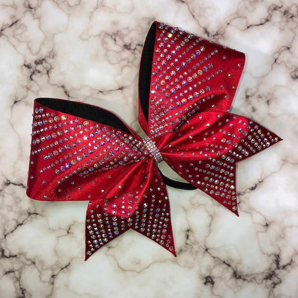 Red Cheer Bow - Etsy