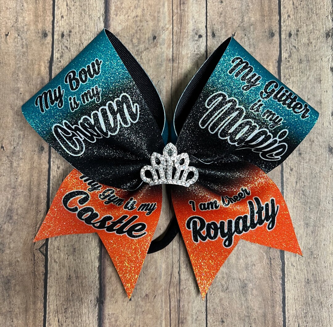 Princess Cheer Bow, Custom Bows, Cheer Bows, Practice Bows ...
