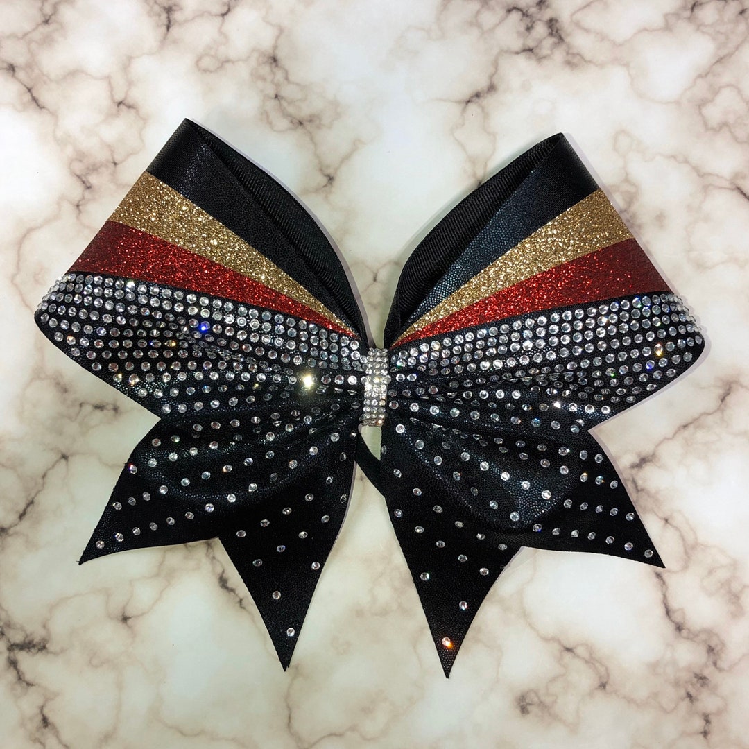Rhinestone Cheer Bow, Cheer Bow, Competition Bows, Team Bows - Etsy