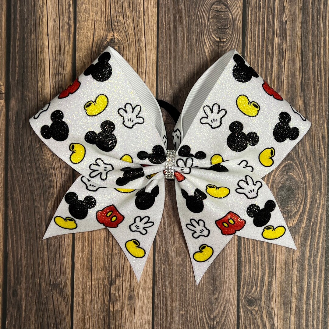 Mickey Mouse Cheer Bow: Nationals Summit Competition Bow - Etsy