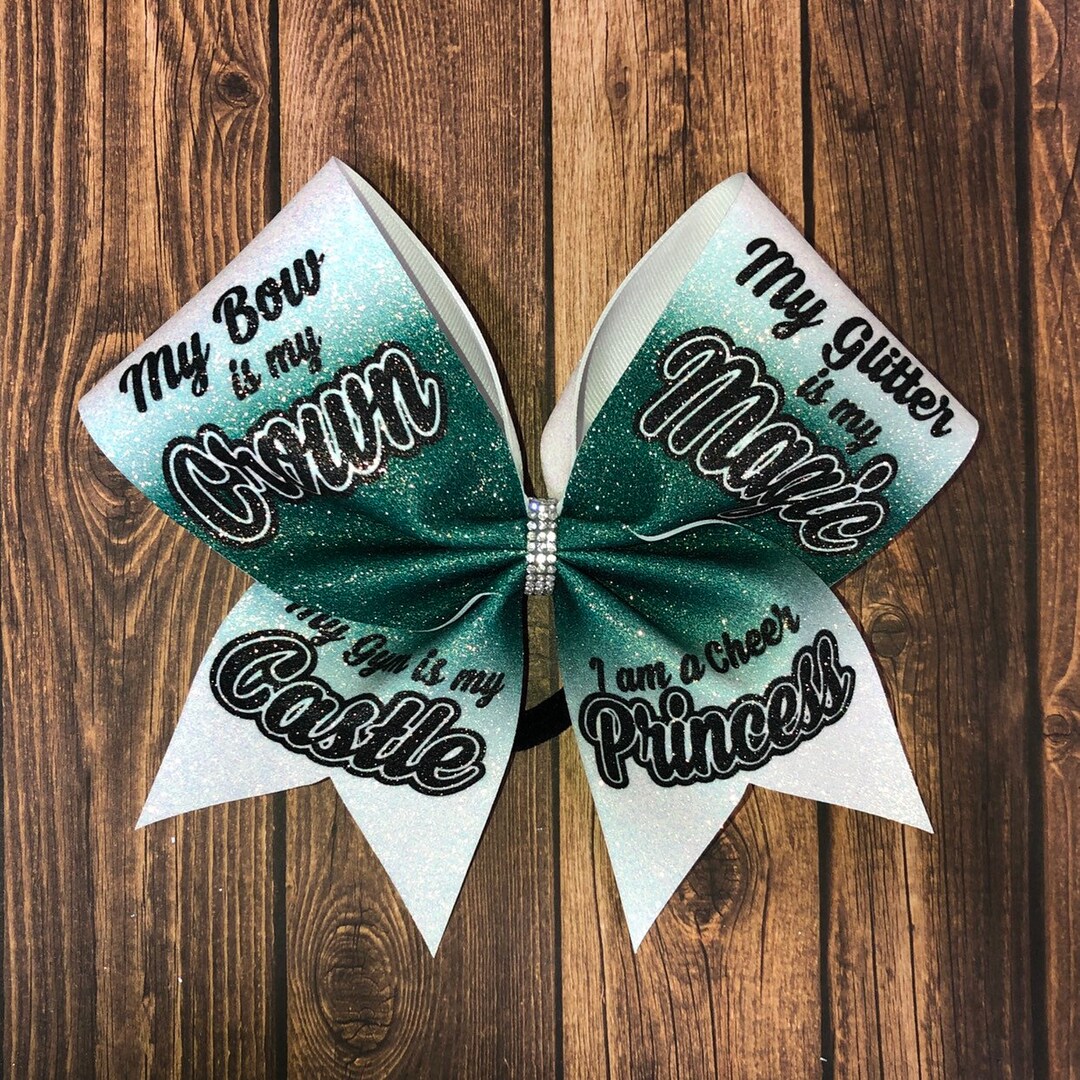 Princess Cheer Bow, Custom Bows, Cheer Bows, Practice Bows ...