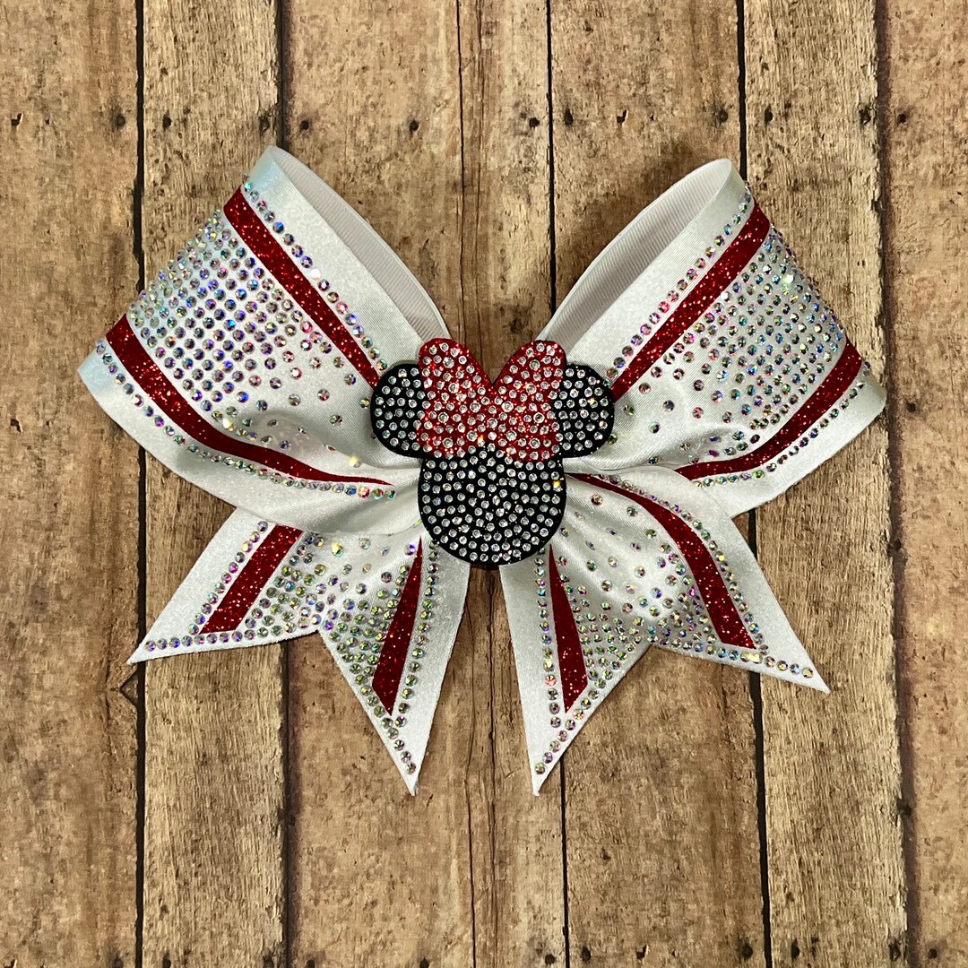 Nationals Bow, Summit Bow, Rhinestone Cheer Bow, Competition Bows, Team ...