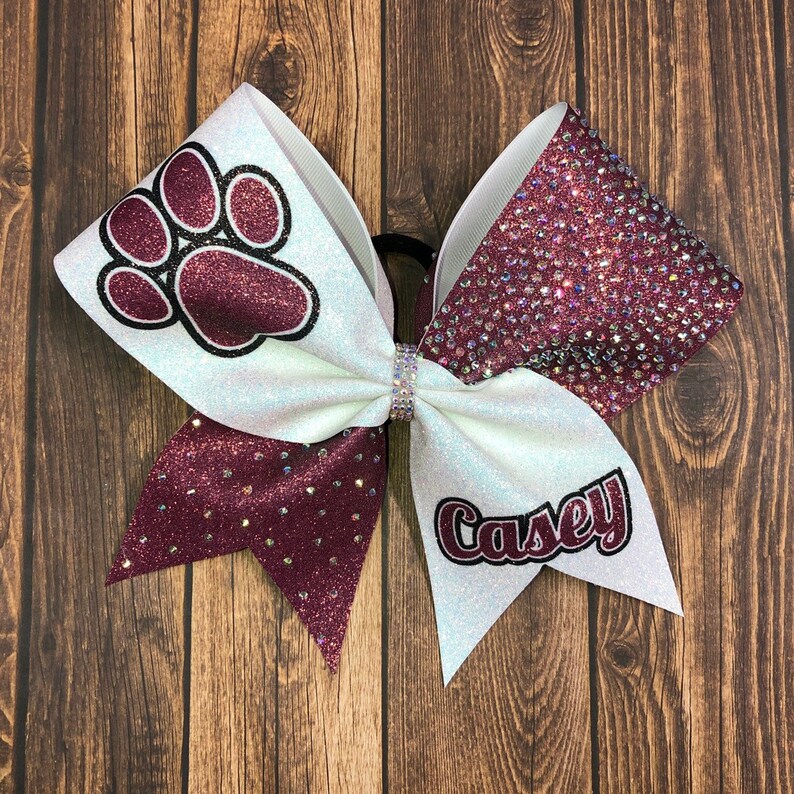 Rhinestone Cheer Bow Cheer Bows Competition Bows Team Bows - Etsy