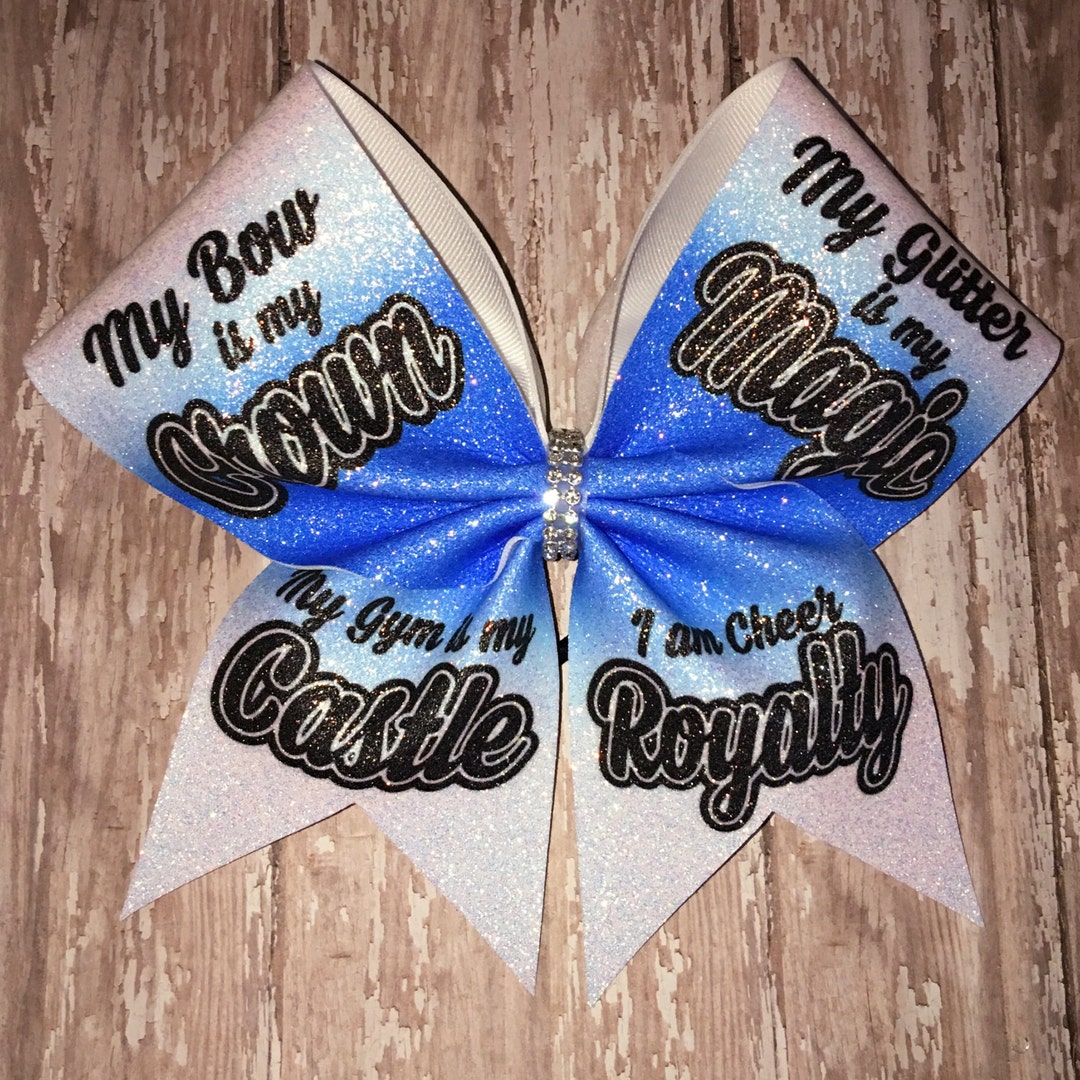 Princess Cheer Bow, Custom Bows, Cheer Bows, Practice Bows ...