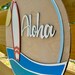 Surfboard Door Hanger Aloha Ocean Coastal Chic Door Decoration Beach ...