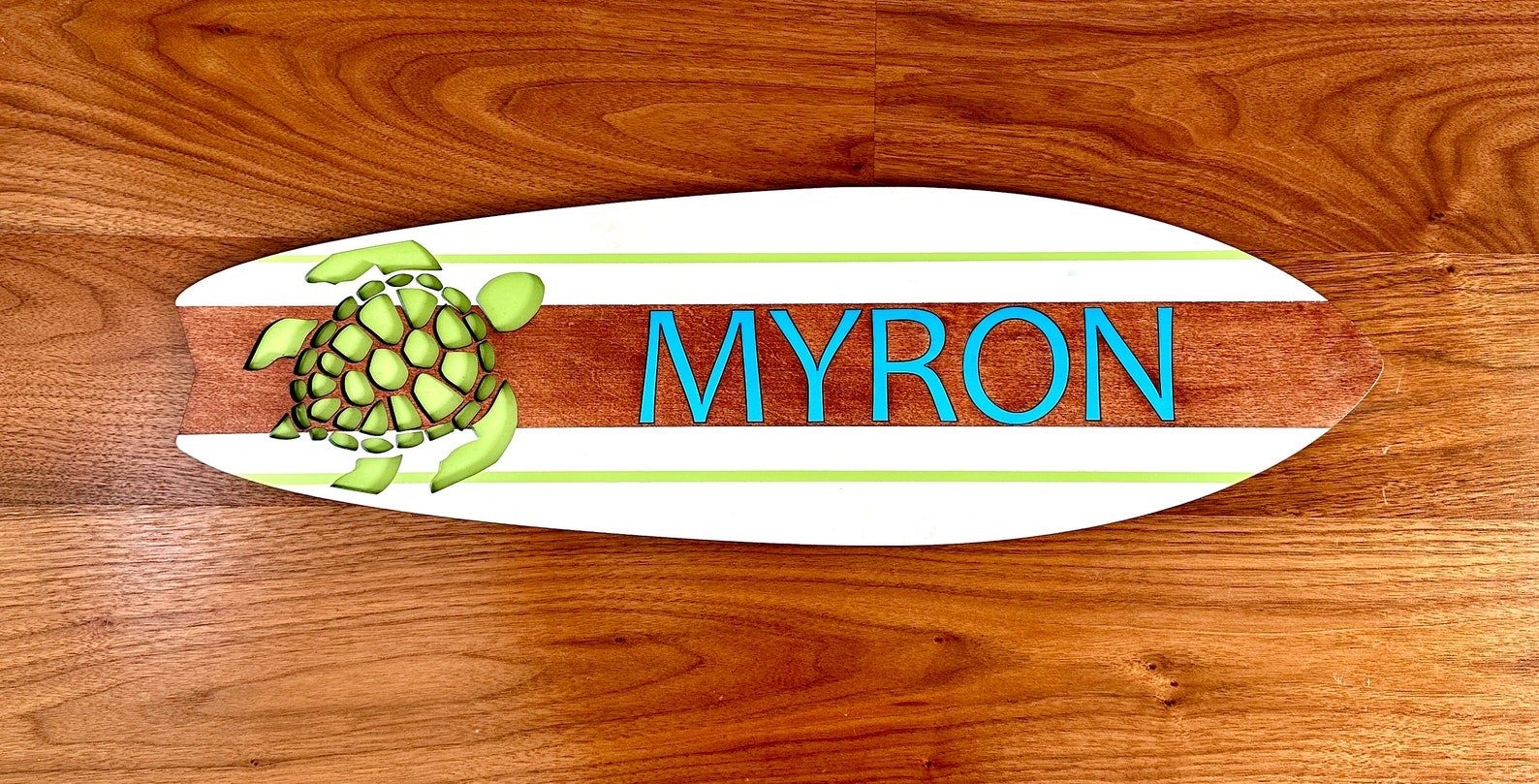 Personalized Surfboard Name Sign Wall Art Customizable - Etsy