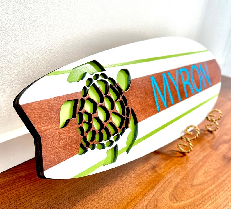 Personalized Surfboard Name Sign Wall Art Customizable - Etsy