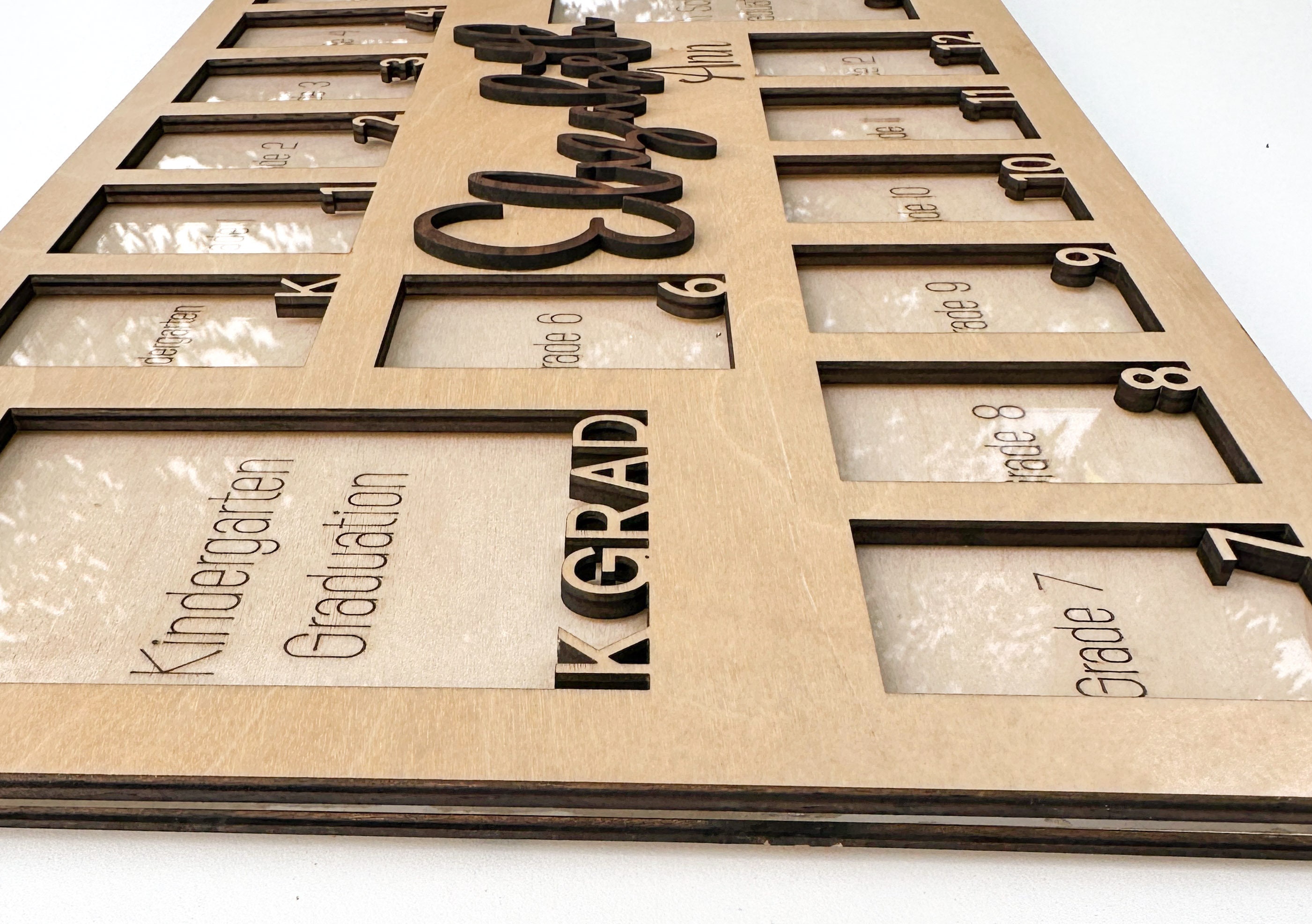 Personalized Pre-K-12 School Photo Frame Memories Keepsake Photo Frame ...