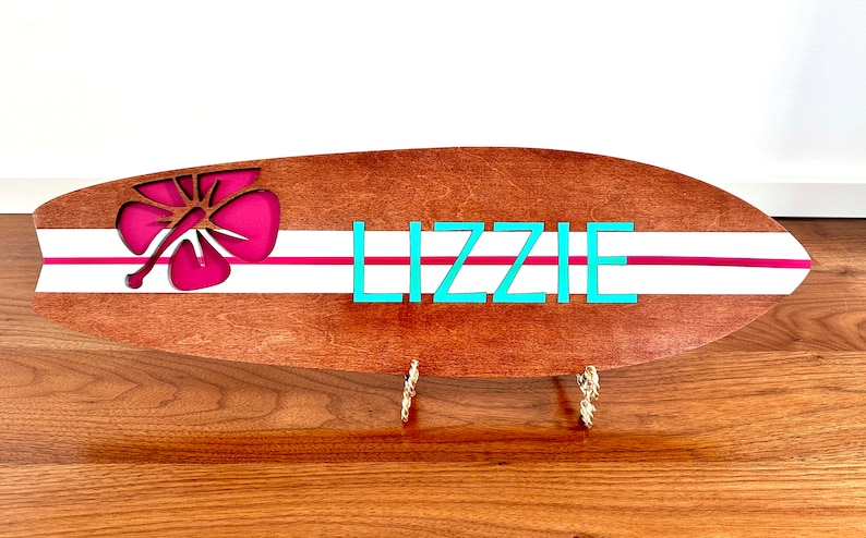 Personalized Surfboard Name Sign Wall Art Customizable - Etsy