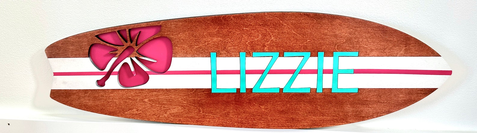Personalized Surfboard Name Sign Wall Art Customizable - Etsy