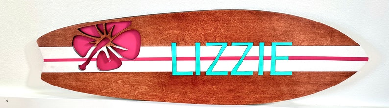 Personalized Surfboard Name Sign Wall Art Customizable - Etsy