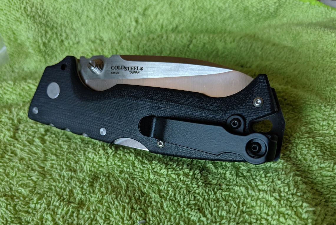 Cold Steel AD10 Skull Design Titanium Pocket Clip - Etsy