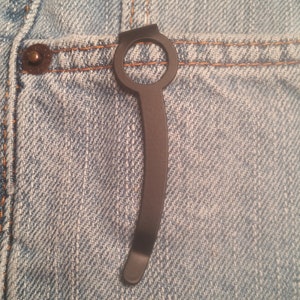 Cold Steel Lawman/recon1 Stealth Design Titanium Pocket Clip - Etsy