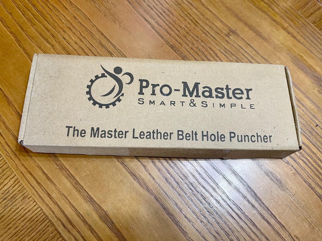 Pro-master Leather Belt Hole Puncher W Six Different Hole Sizes ...