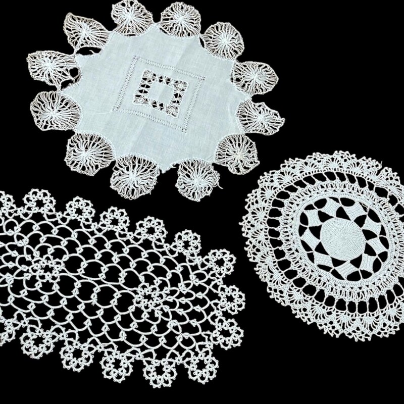 Tatted Lace Doily - Etsy