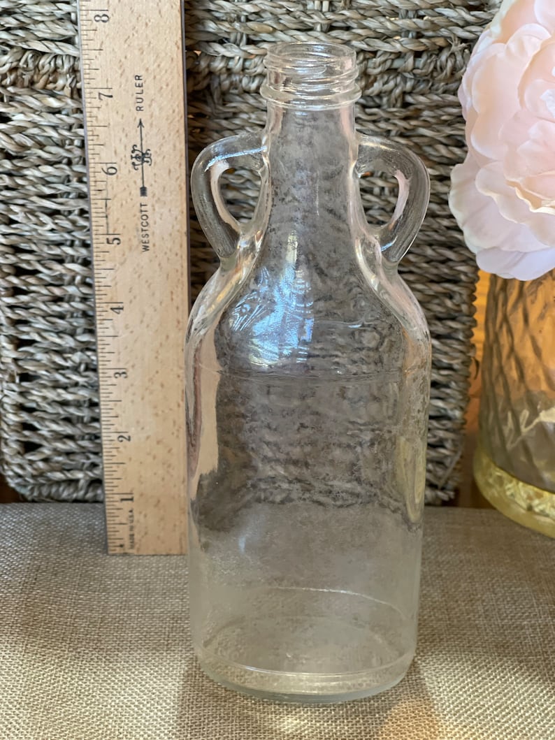 Vintage Brown and Clear Bottles Including Del-tox Bottle - Etsy