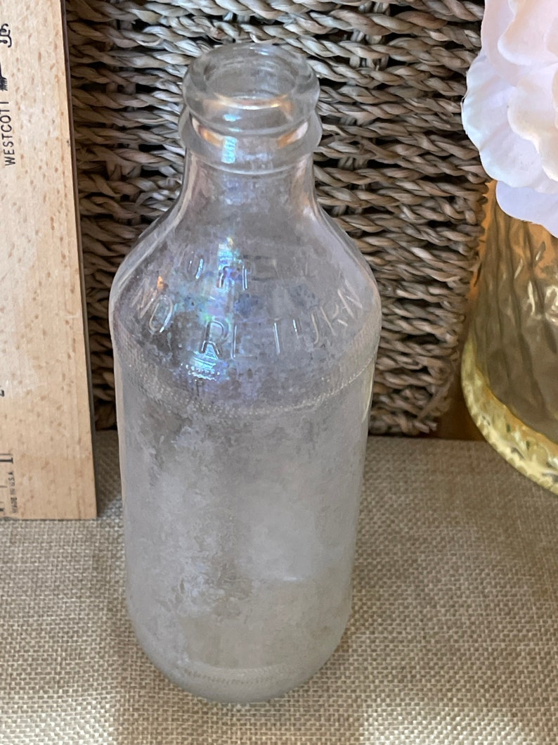 Vintage Brown and Clear Bottles Including Del-tox Bottle - Etsy