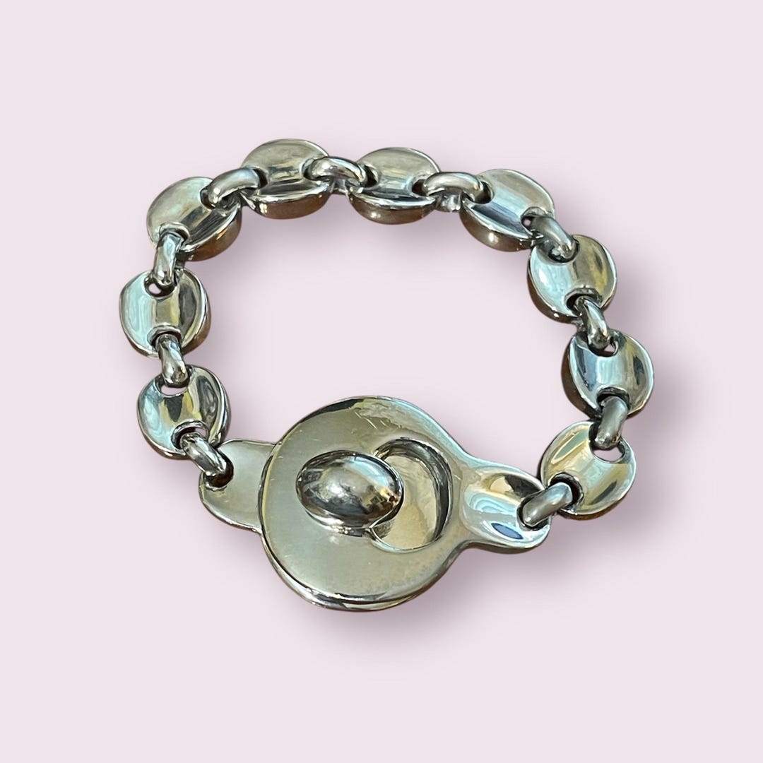 Vintage Clara Studio Asymmetry Bracelet 1994 - Sculptural Modernist ...