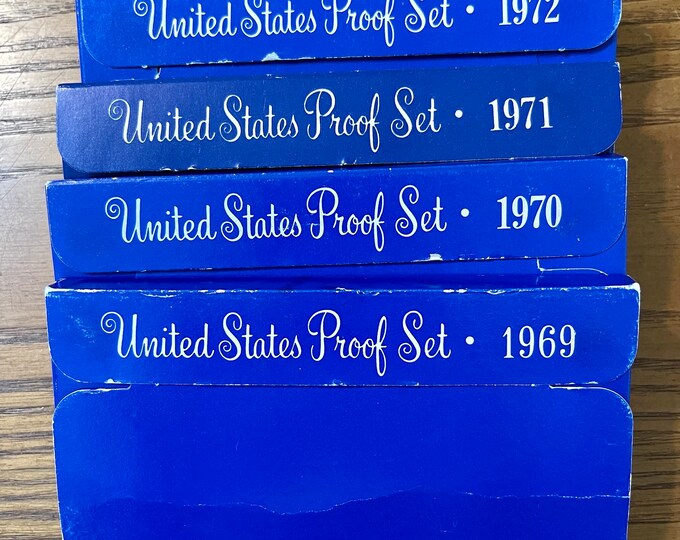 United States Vintage Proof Sets - Minted in San Francisco, CA - Your ...