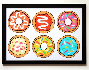 Pop Art Pop Tart Print / A3 A4 A5 Sizes Available / FREE UK | Etsy