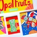 Fruit Salad Retro Sweets Pop Art Painting on Canvas - Etsy